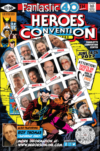 Heroes Con 2022 poster - Guests | 2025 Conventions