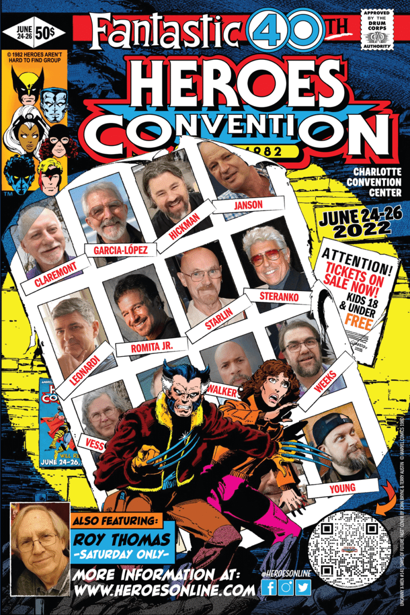 Heroes Con 2022 poster - Guests | 2025 Conventions