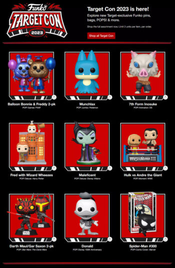 Target Con Dates & Toys List | 2025 Conventions