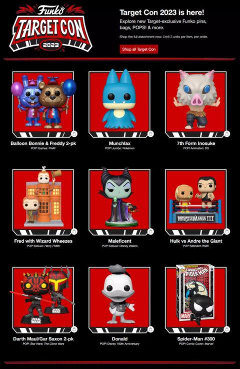 Target Con Dates & Toys List | 2025 Conventions