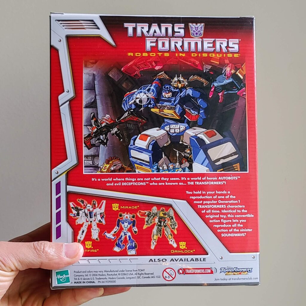 Transformers Commemorative Edition Soundwave with Ravage and Laserbeak ...