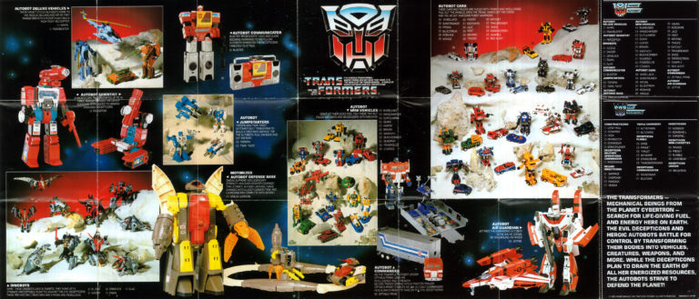 Original Transformers G1 characters Toy Catalog | 2025 Conventions