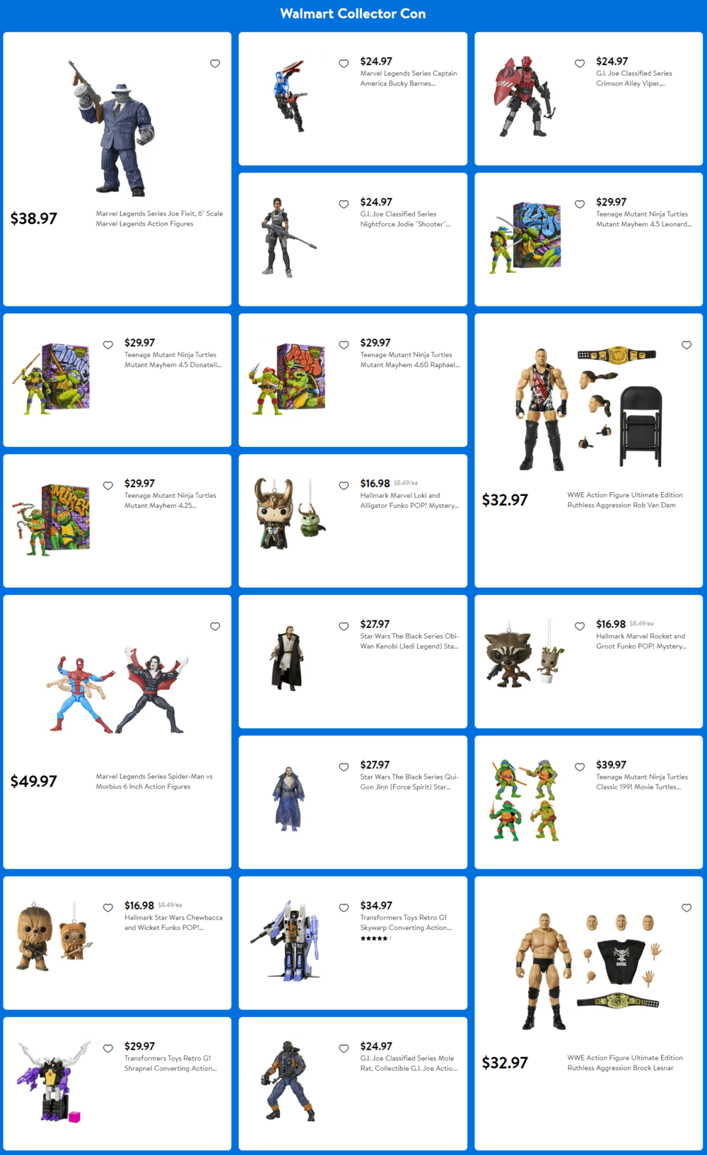 Walmart Collector Con Dates & Schedule | 2025 Conventions