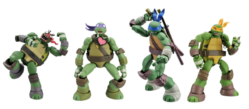 Revoltech TMNT Figures Leonardo Michelangelo Raphael Donatello | 2025 ...