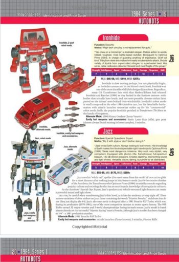 Transformers Identification and Price Guide PDF Book | 2025 Conventions