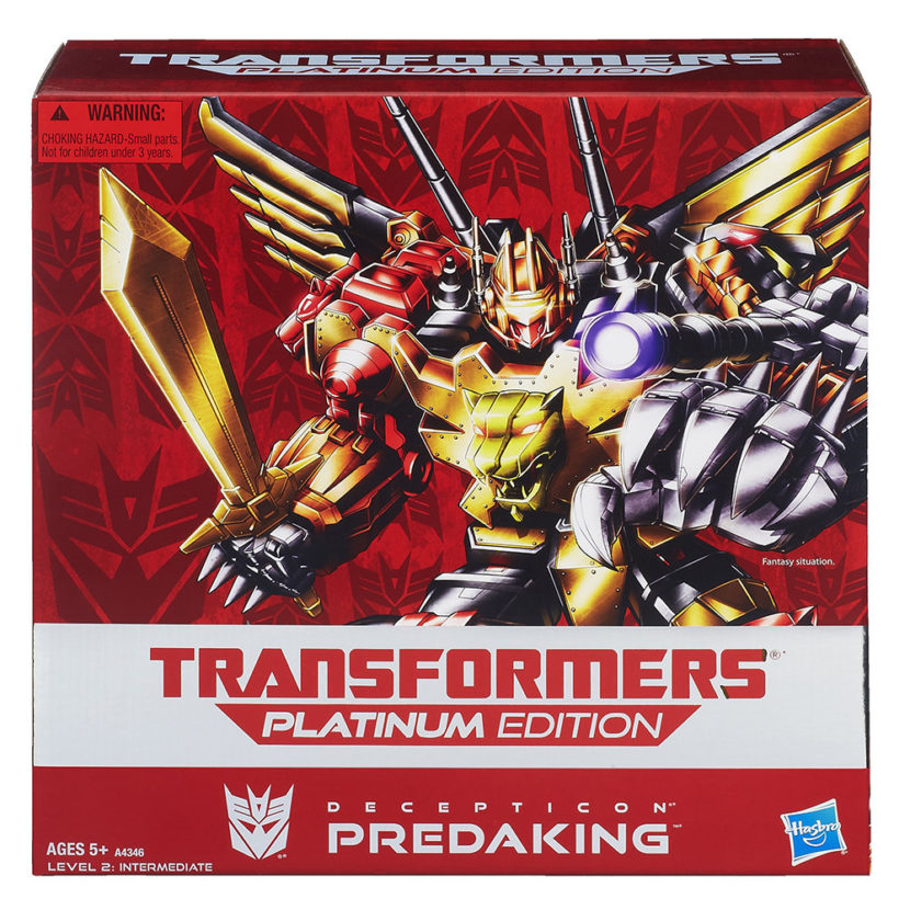 Transformers Platinum Edition Predaking | 2025 Conventions
